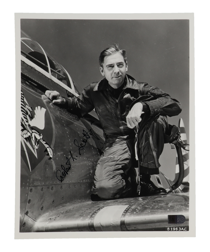 Robert L. Scott Jr. Signed 8x10 Photo (AIV) | Pristine Auction