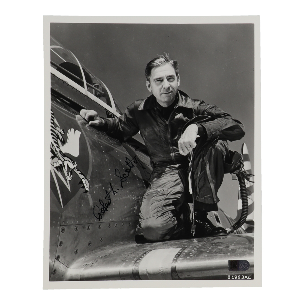 Robert L. Scott Jr. Signed 8x10 Photo (AIV) | Pristine Auction
