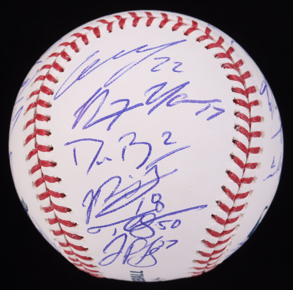 2018 RailRiders OML Baseball Signed By (26) with Nestor Cortes, Tyler ...