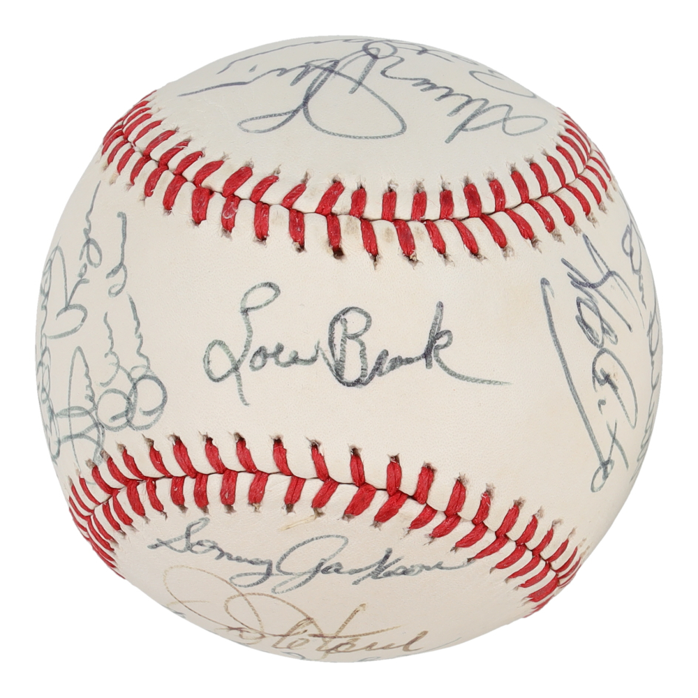 MLB Alumni Baseball Signed by (18) with Elias Sosa, Bob Forsch, Pat ...
