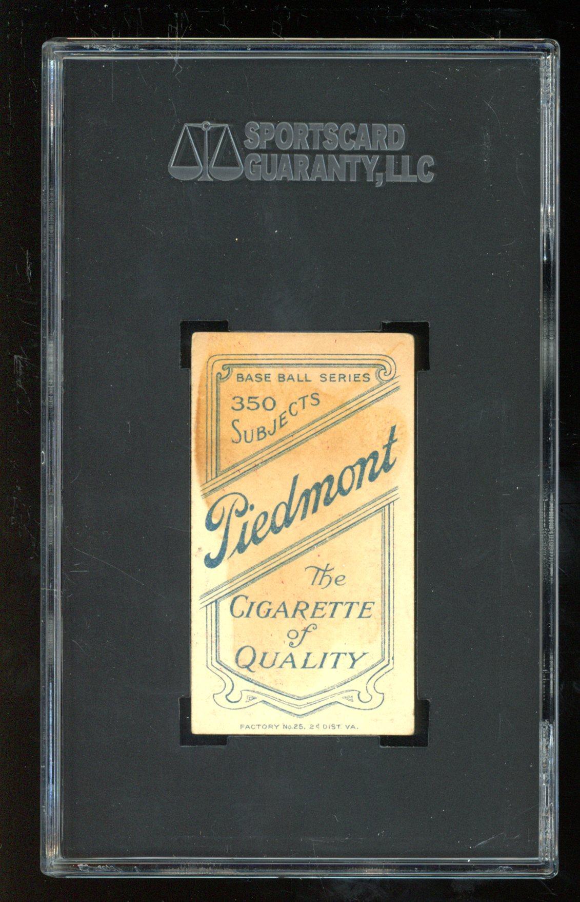 Moose McCormick 1909 T206 Piedmont (SGC 2) | Pristine Auction