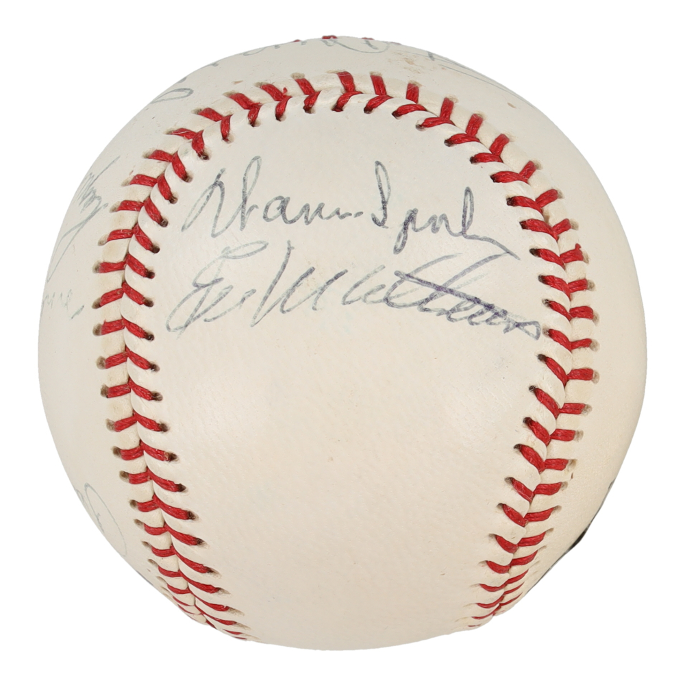 MLB HOFers & Stars Baseball Signed by (9) with Roger Maris, Hank Aaron, Stan Musial, Pee Wee ...