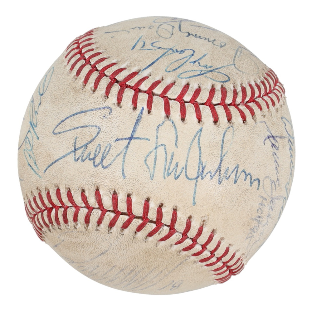 Dodgers Alumni & Greats OML Baseball Team-Signed by (17) with Lou ...
