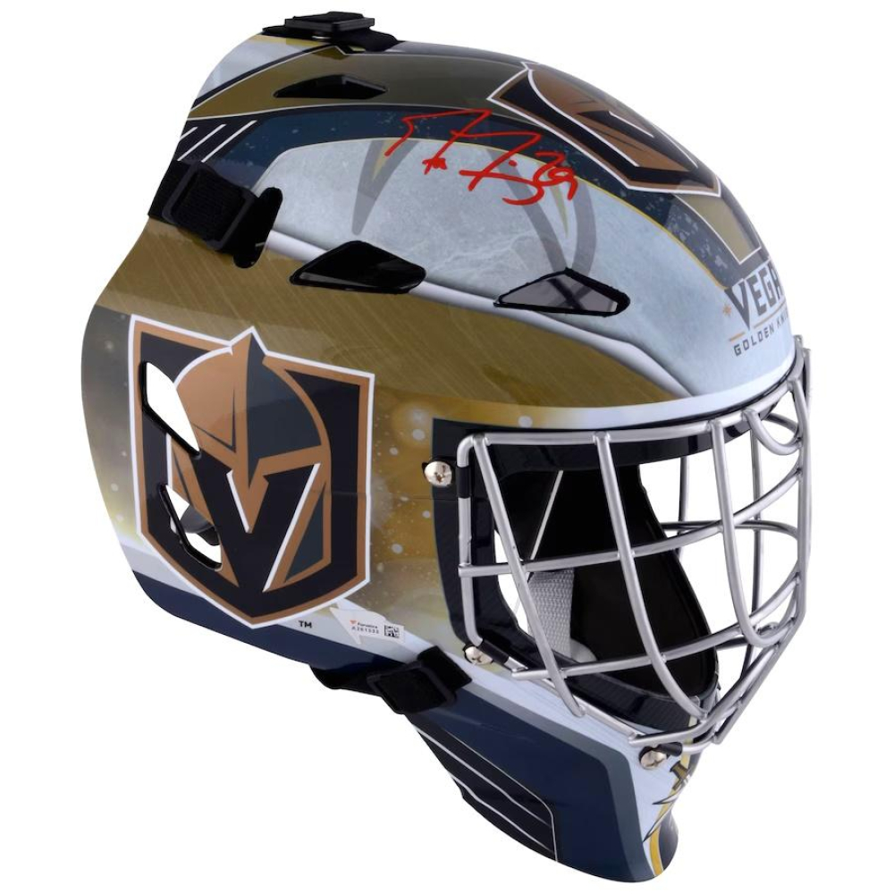 Marc-Andre Fleury Signed Golden Knights Full-Size Goalie Mask (Fanatics ...