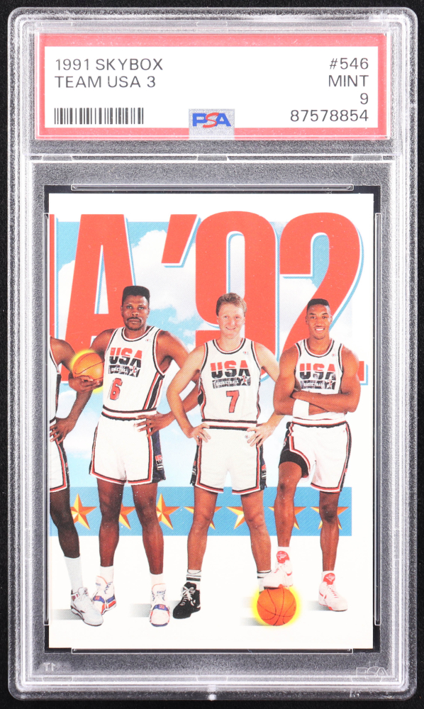 Patrick Ewing / Larry Bird / Scottie Pippen 1991-92 SkyBox #546 Team ...