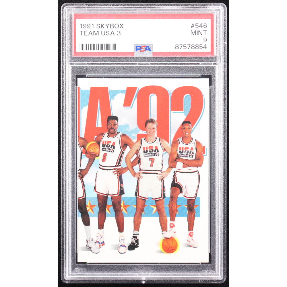 Patrick Ewing / Larry Bird / Scottie Pippen 1991-92 SkyBox #546 Team ...