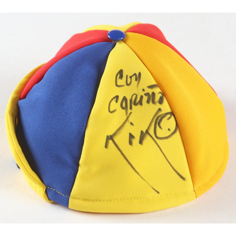 Carlos Villagran Inscribed "El Chavo del Ocho" Kiko Hat Inscribed "Con ...