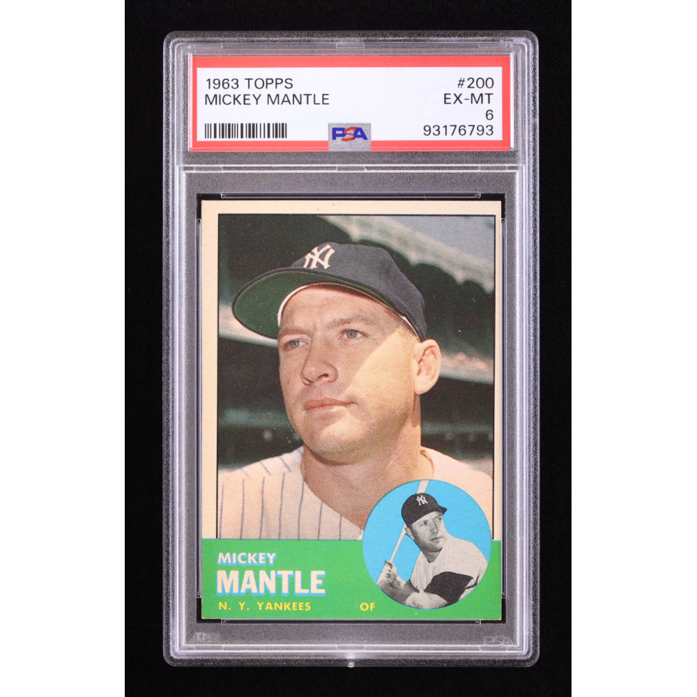 Mickey Mantle 1963 Topps #200 (PSA 6) | Pristine Auction
