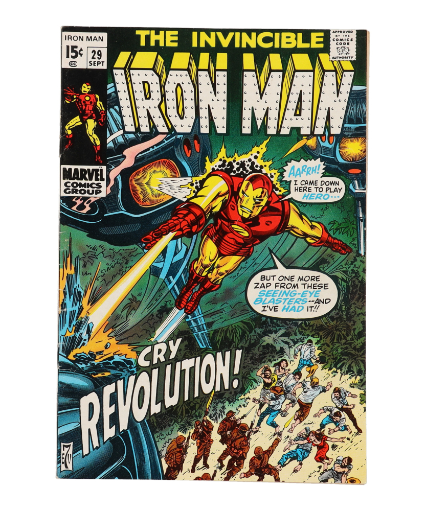 1970 "The Invincible Iron Man" Issue #29 Marvel Comic Book | Pristine ...