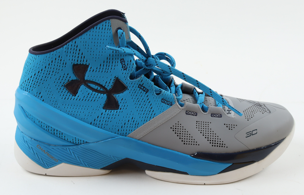 Steph Curry Signed Player Model Under Armour Basketball Shoe (Beckett ...