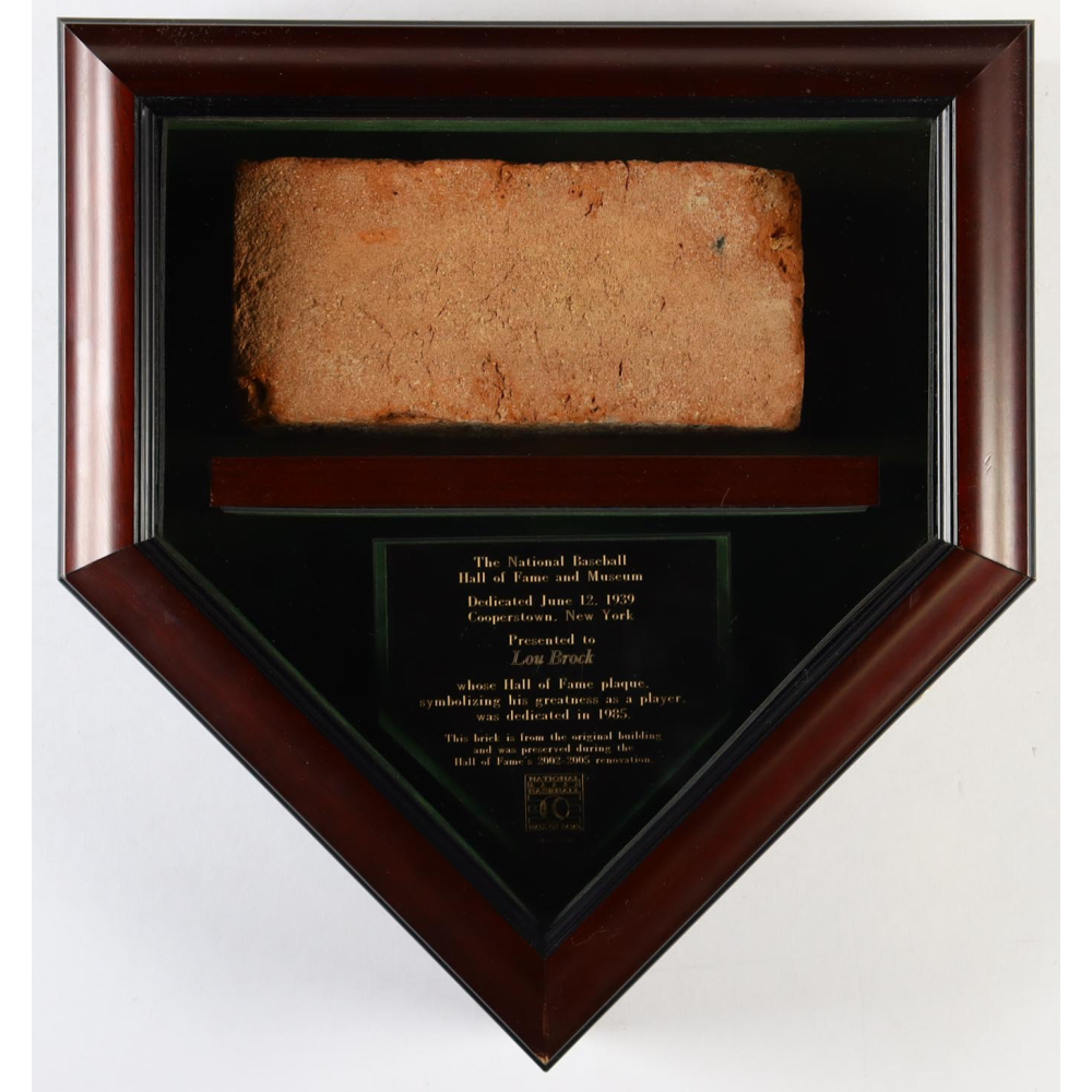 Baseball Hall of Fame Original 1939 Custom Framed Brick | Pristine Auction