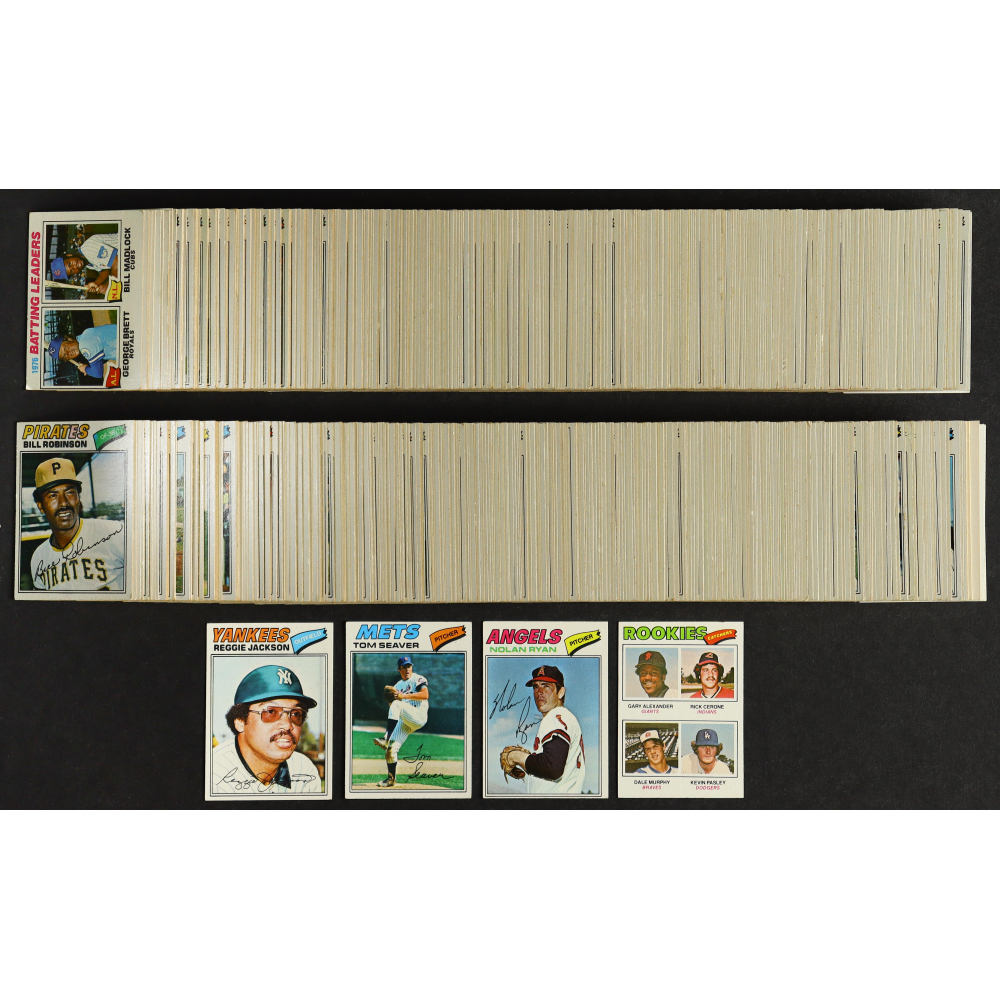 1977 Topps Baseball Complete Set of (660) Cards with Rookie Catchers ...