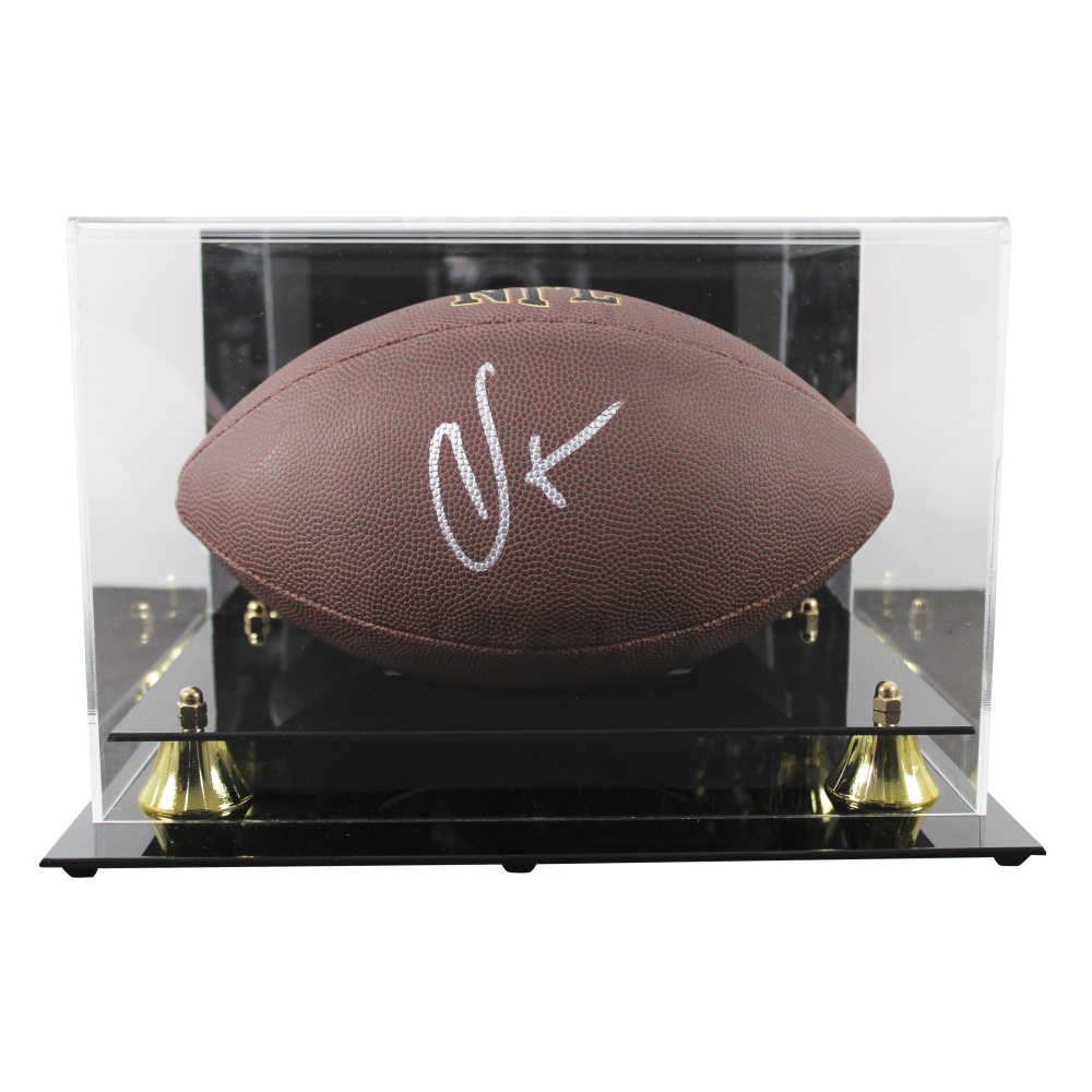 Chad Johnson Signed NFL Football with Display Case (Beckett) | Pristine ...