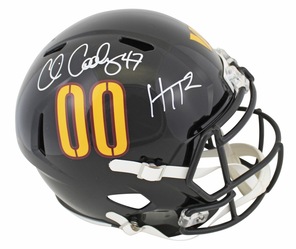Chris Cooley Signed Commanders Full-Size Alternate Speed Helmet ...