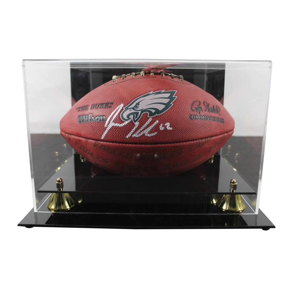 Jason Kelce Signed Official NFL "The Duke" Eagles Team Showcase Logo ...