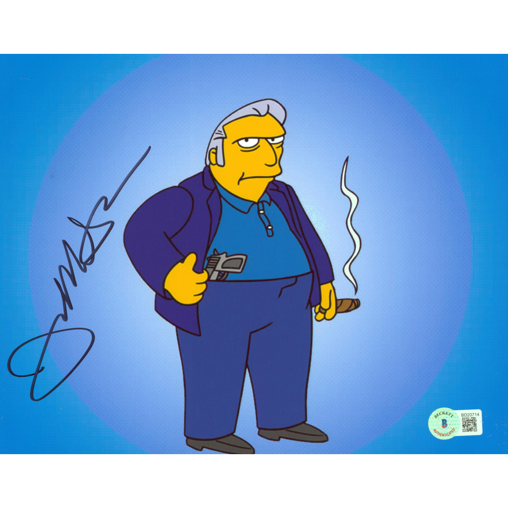 Joe Mantegna Signed "The Simpsons" 8x10 Photo (Beckett) | Pristine Auction