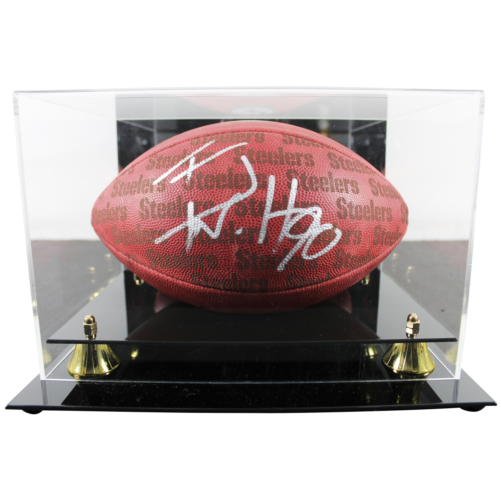 T.J. Watt Signed Official NFL "The Duke" Steelers Team Showcase Logo ...