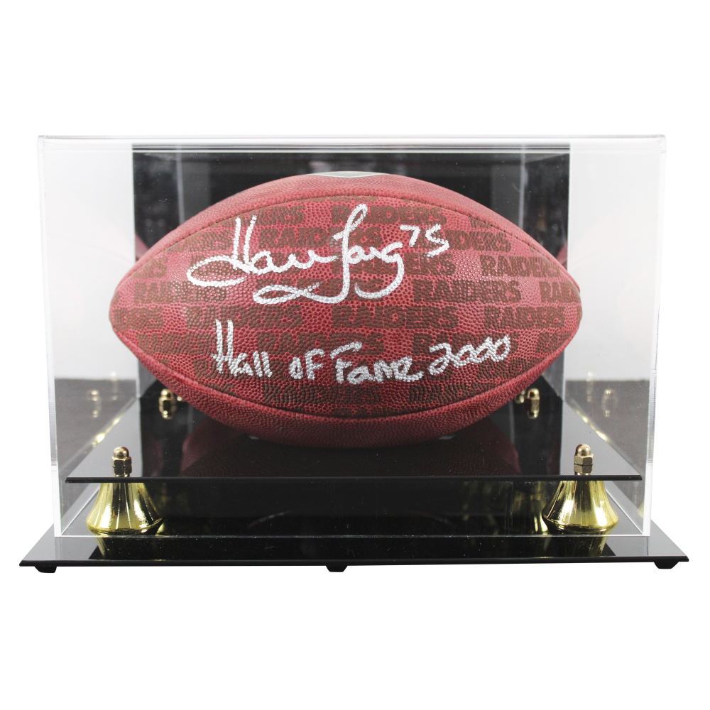 Howie Long Signed Official NFL "The Duke" Raiders Team Showcase Logo ...