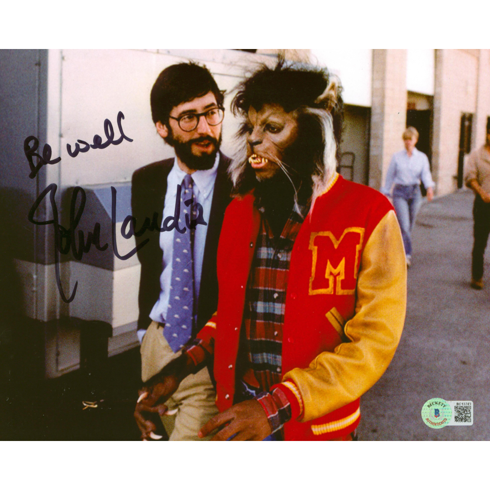 John Landis Signed 8x10 Photo Inscribed "Be Well" (Beckett) | Pristine ...