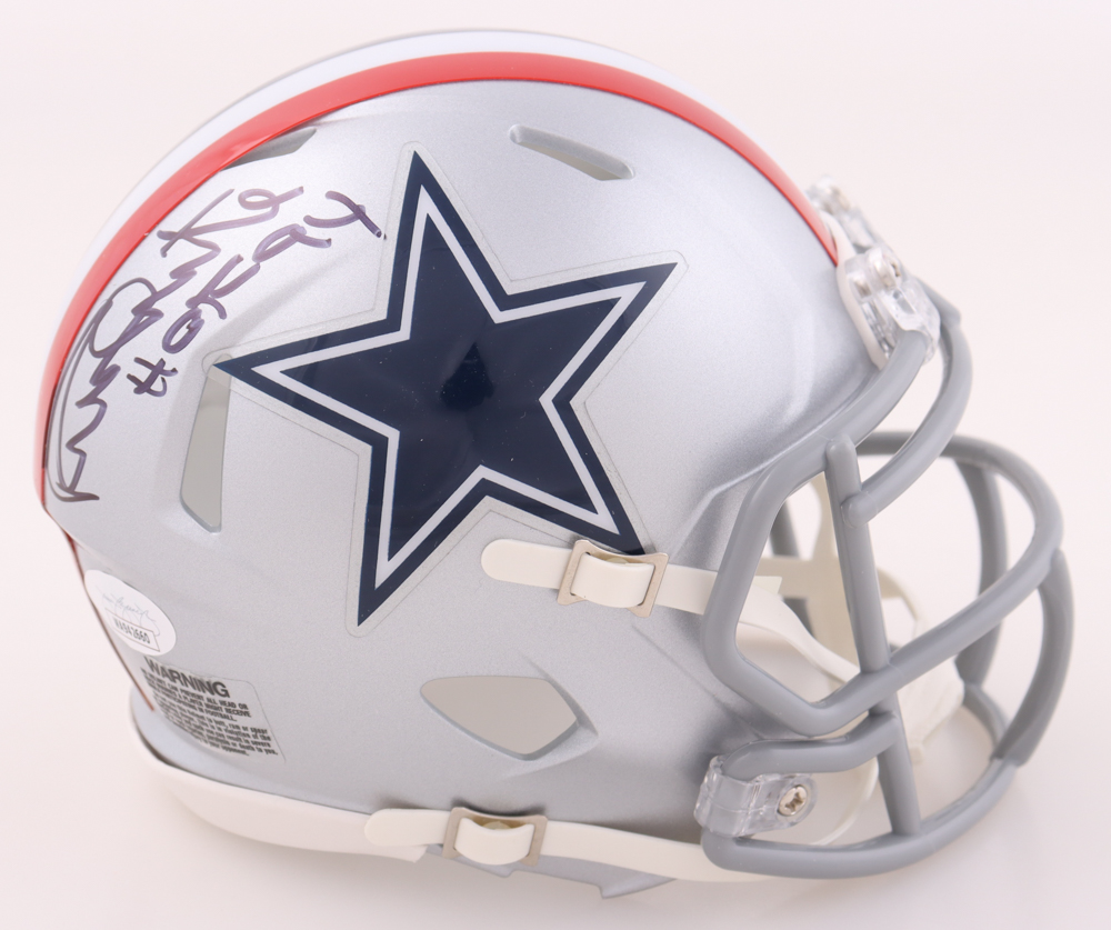 Randy White Signed Cowboys Speed Mini Helmet Inscribed "HOF 94" (JSA ...