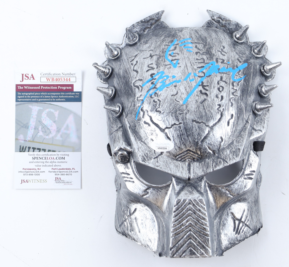Brian A. Prince Signed "Predator" Mask with Hand-Drawn Predator Sketch ...