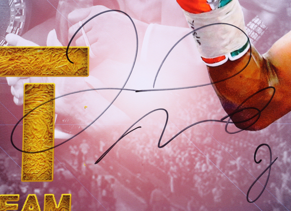 Floyd Mayweather Jr. Signed "The Money Team" 14x36 Photo (Beckett ...