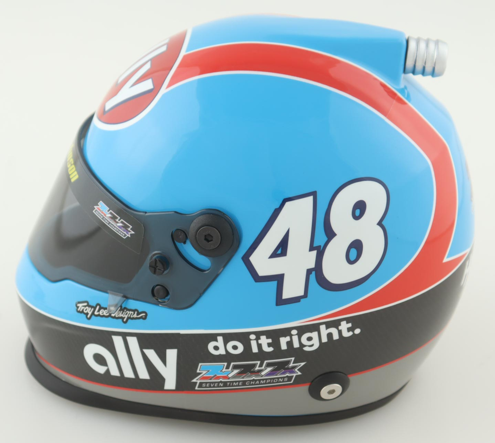 Jimmie Johnson Ally 1:2 Scale NASCAR Mini-Helmet | Pristine Auction