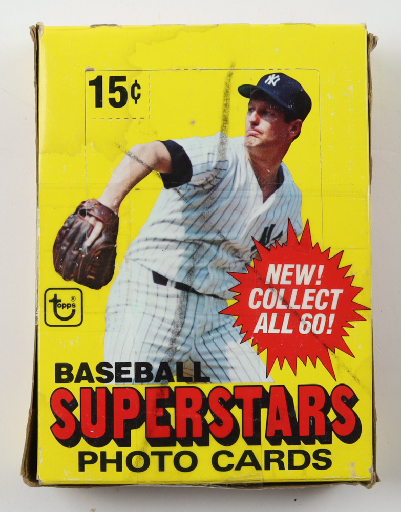 1980 Topps Baseball Superstars Box With (48) Jumbo Cards | Pristine Auction