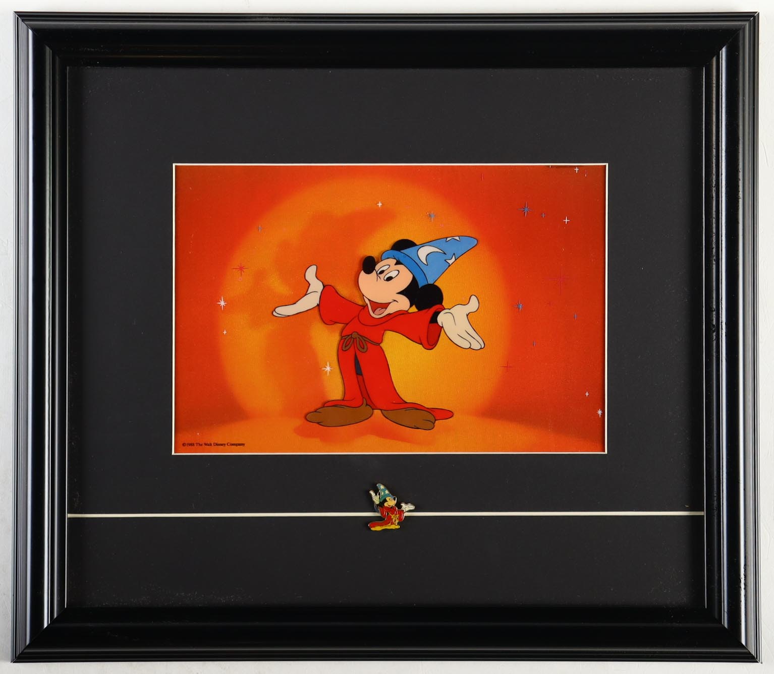Walt Disney's "Fantasia" Custom Framed Two-Piece Animation Cel Display ...