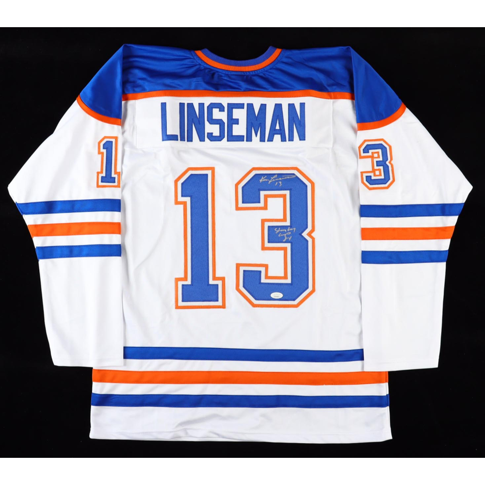 Ken Linseman Signed Jersey Inscribed "Stanley Cup '84" (JSA) | Pristine ...