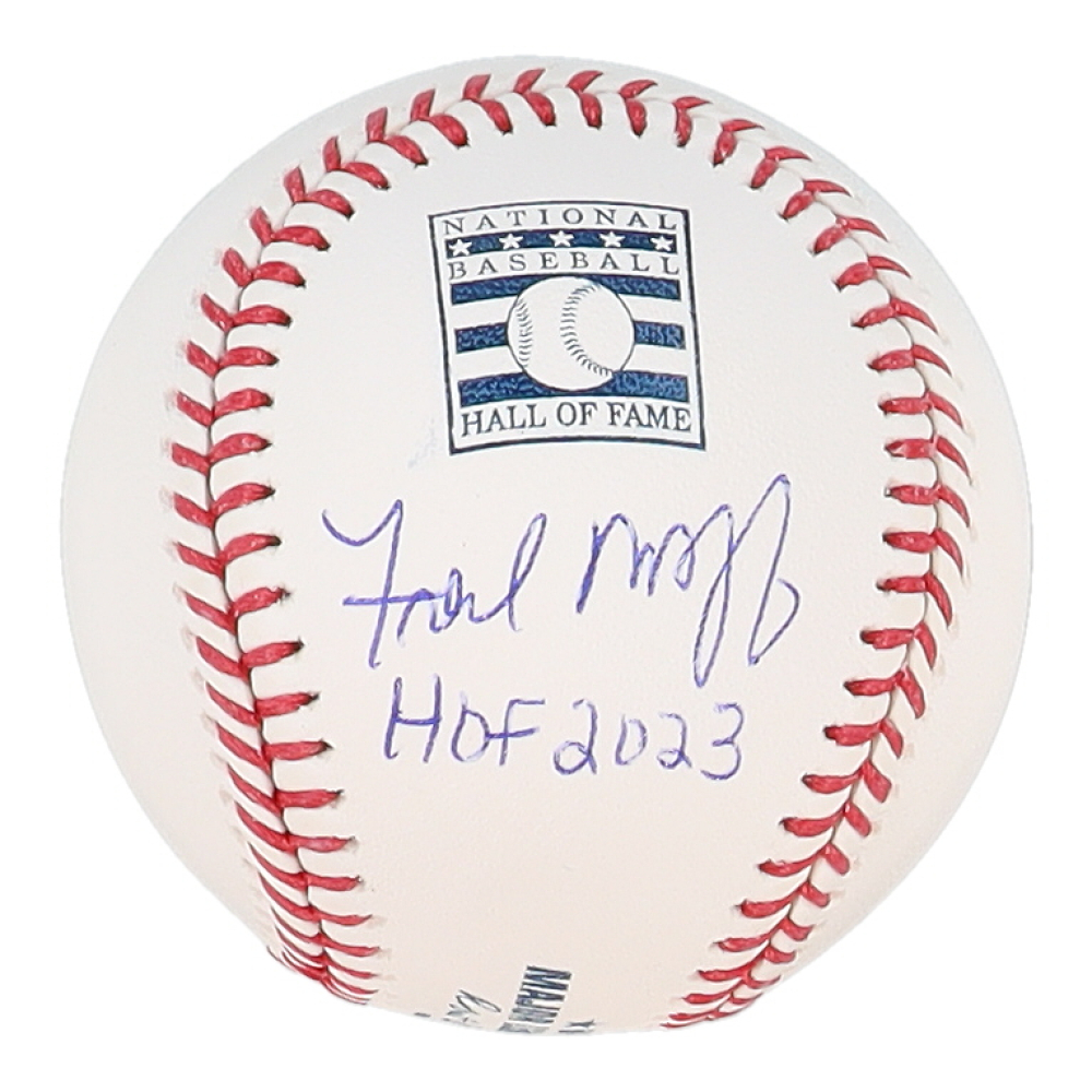 Fred McGriff Signed OML Hall of Fame Logo Baseball Inscribed "HOF 2023 ...