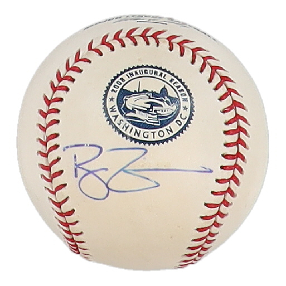 Ryan Zimmerman Signed OML 2008 Inaugural Season Baseball (JSA ...