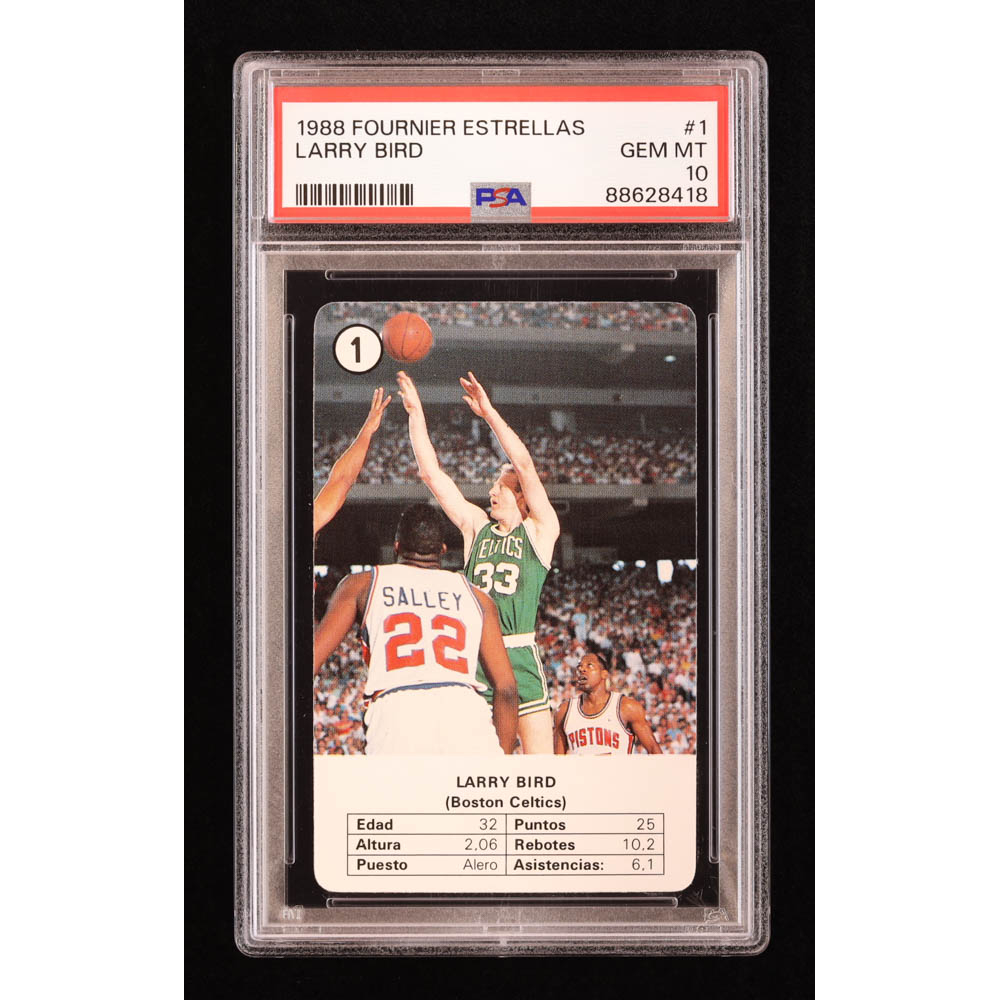 Larry Bird 1988 Fournier NBA Estrellas #1 (PSA 10) | Pristine Auction