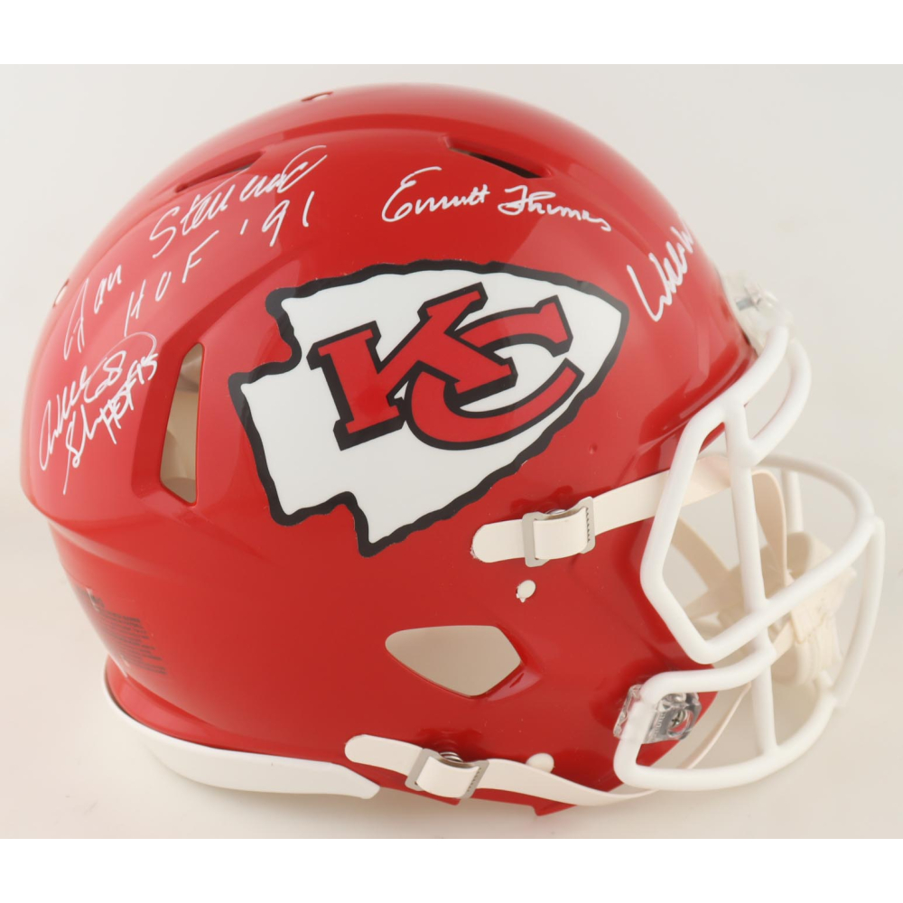Jan Stenerud, Willie Roaf, Emmit Thomas & Will Shields Signed Chiefs ...
