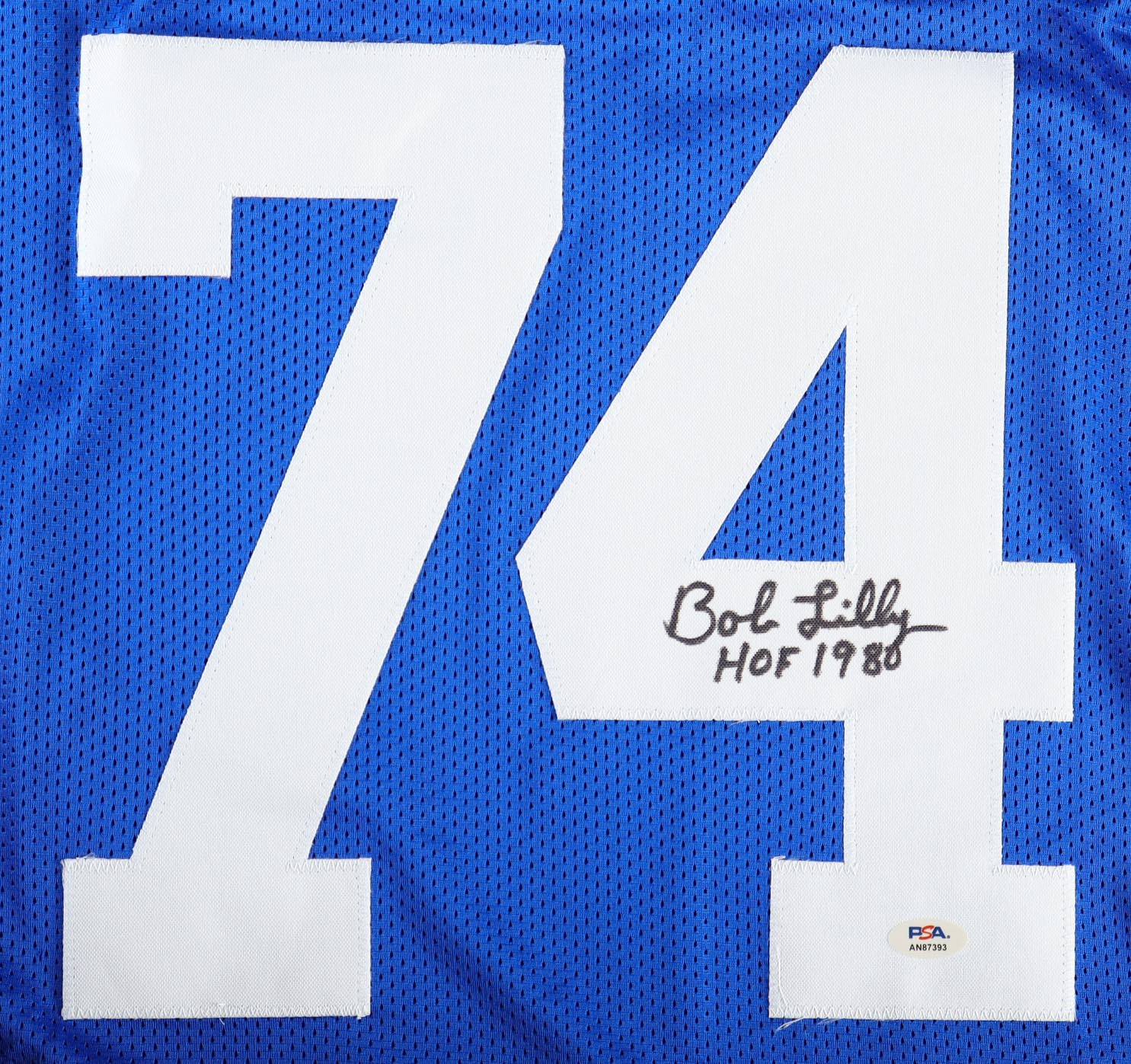 Bob Lilly Signed Jersey Inscribed "HOF 1980" (PSA) | Pristine Auction
