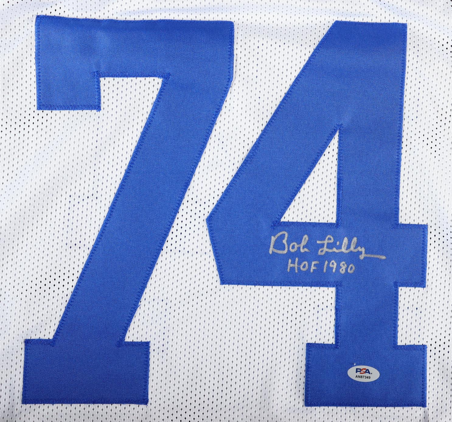 Bob Lilly Signed Jersey Inscribed "HOF 1980" (PSA) | Pristine Auction