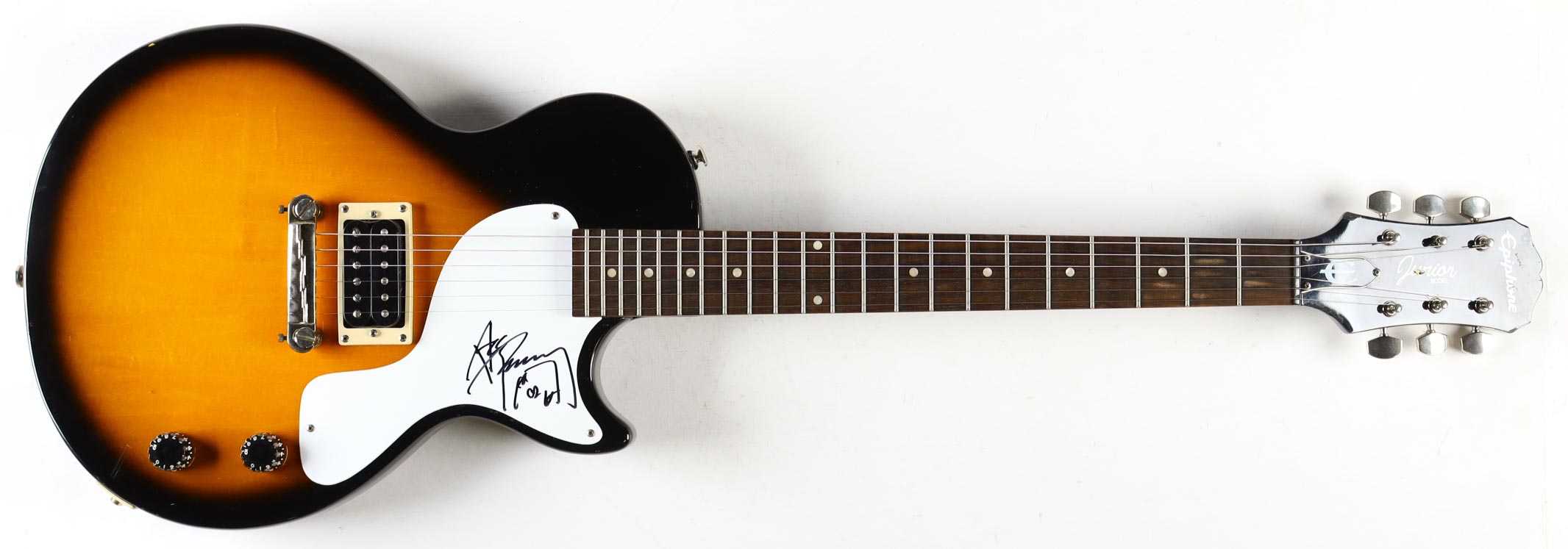 Ace Frehley Signed 39" Epiphone Junior Model Electric Guitar With Ace ...