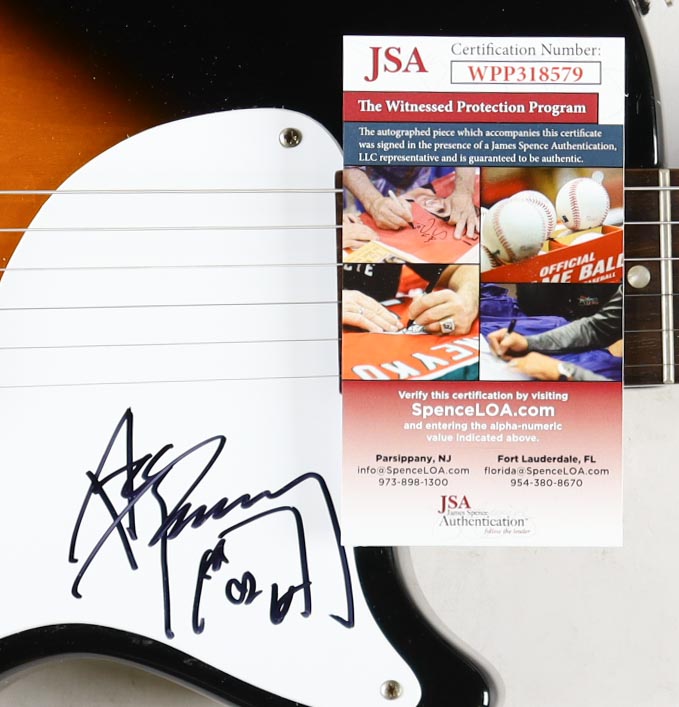 Ace Frehley Signed 39" Epiphone Junior Model Electric Guitar With Ace ...