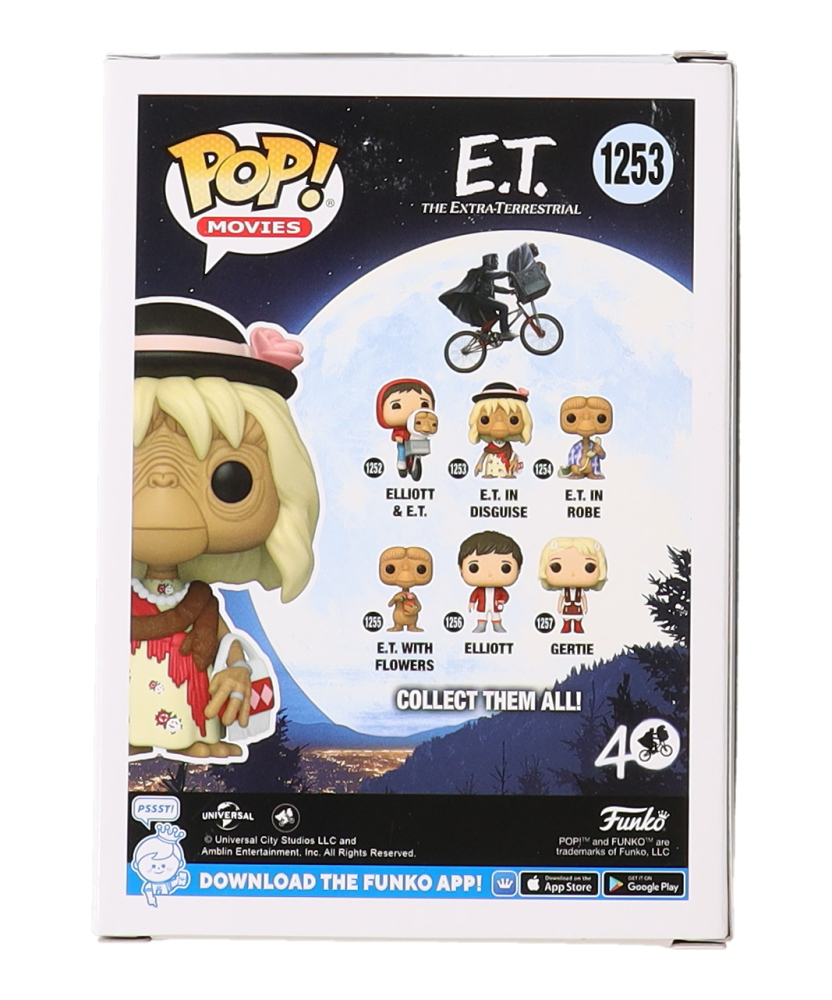 Matthew Demeritt Signed "E.T." #1253 E.T. in Disguise Funko Pop! Vinyl ...