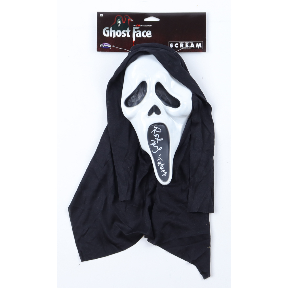 Rose McGowan Signed "Scream" Ghostface Mask Inscribed "Tatum" (JSA ...