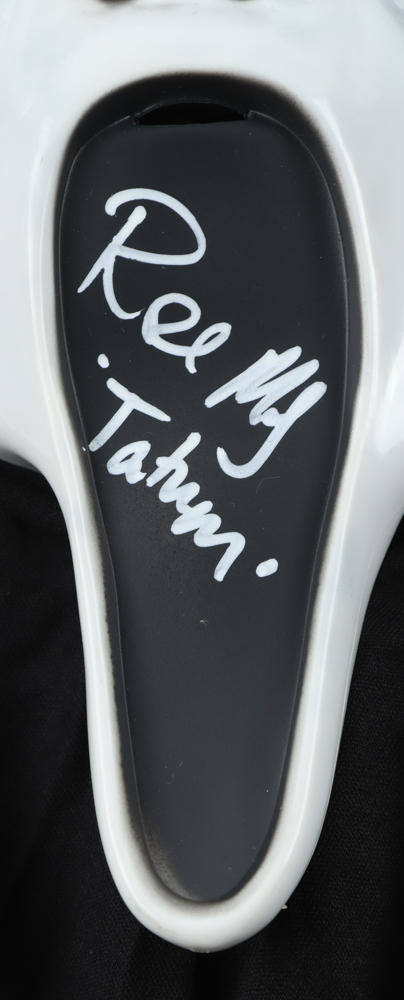 Rose McGowan Signed "Scream" Ghostface Mask Inscribed "Tatum" (JSA ...