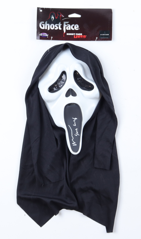 Heather Graham Signed "Scream" Ghostface Mask Inscribed "Stab Casey ...
