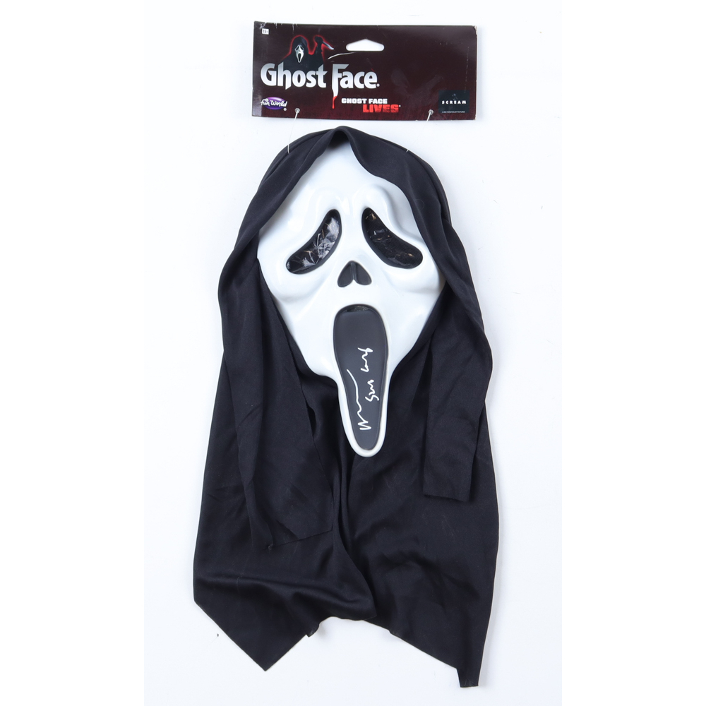 Heather Graham Signed "Scream" Ghostface Mask Inscribed "Stab Casey ...