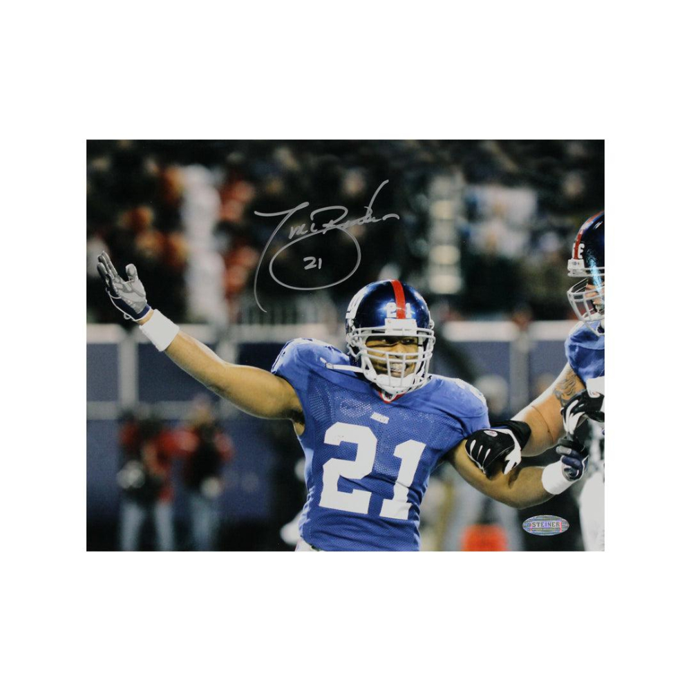Tiki Barber Signed Giants 8x10 Photo (SteinerCX) | Pristine Auction