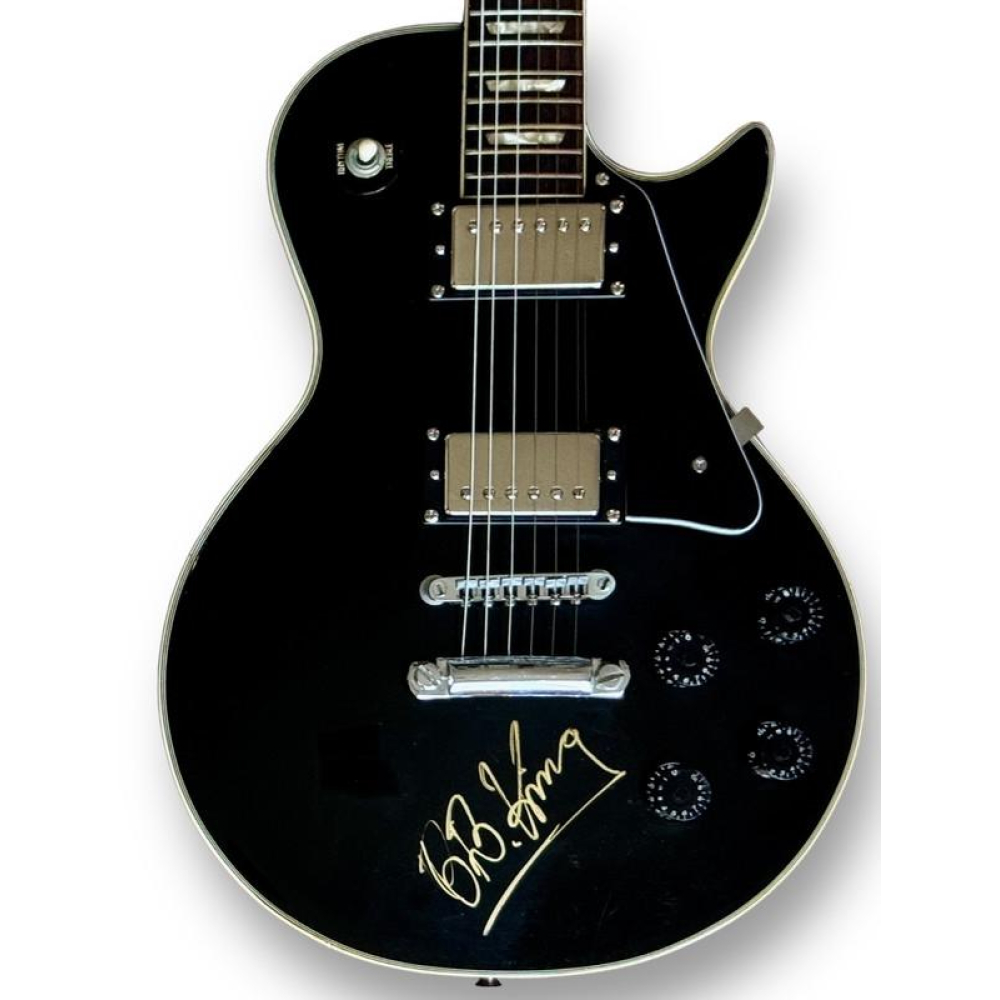 BB King Signed Custom Bridgeforth Les Paul Style Guitar (JSA ...