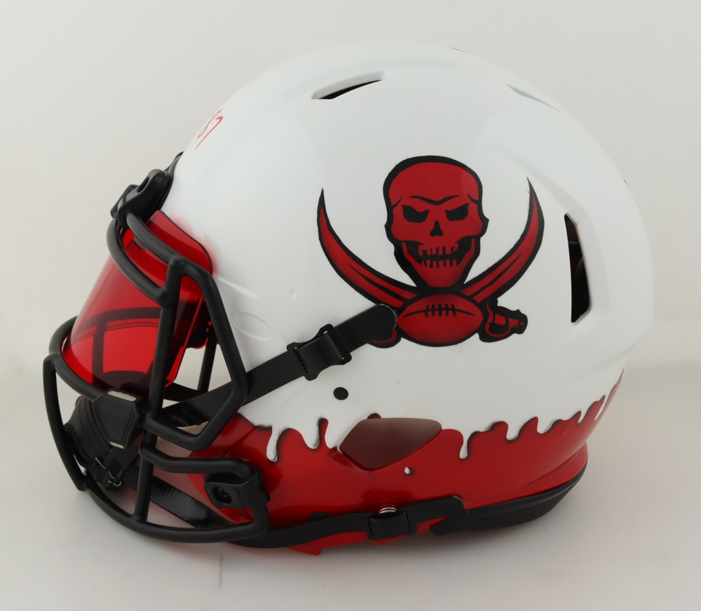 Rob Gronkowski Signed Buccaneers Full Size Authentic CustomSpeed Helmet ...