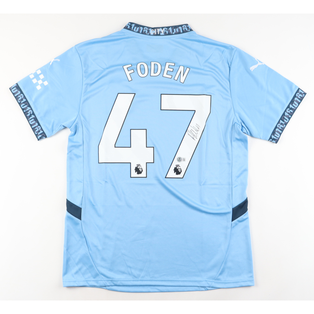 Phil Foden Signed Manchester City Jersey (Beckett) | Pristine Auction