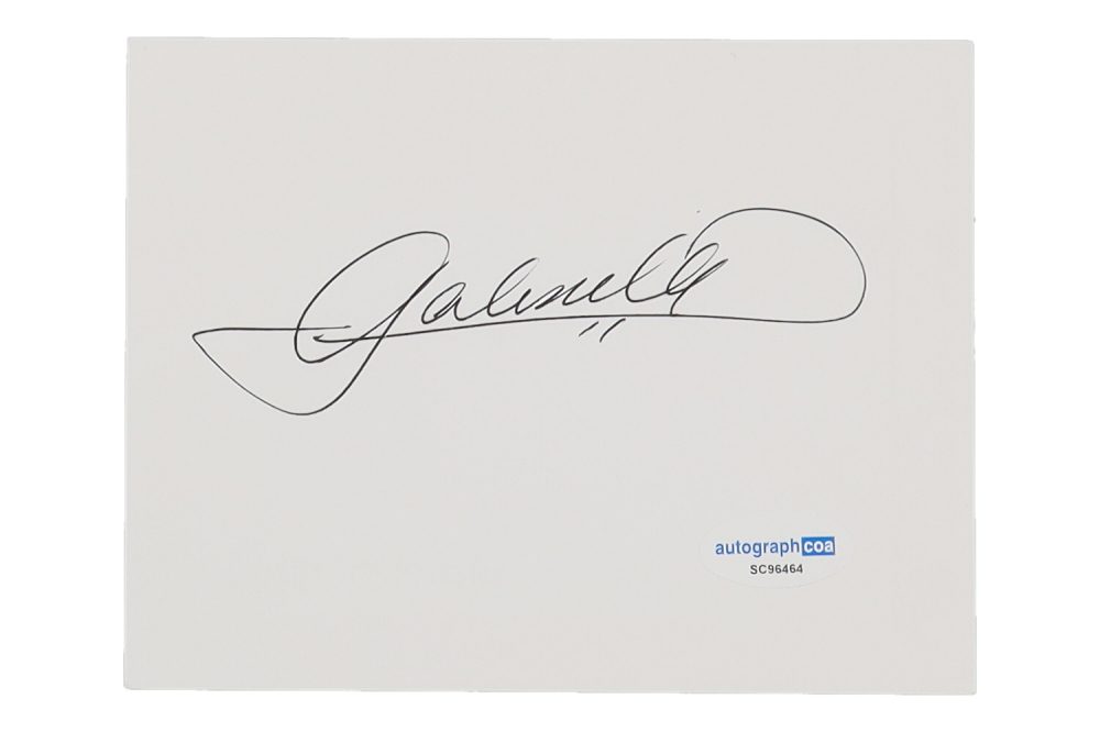 Gabrielle Reece Signed Index Card (AutographCOA) | Pristine Auction