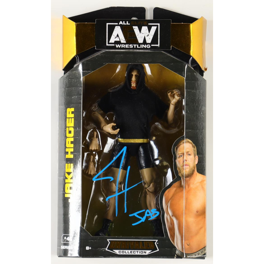 Jake Hager Signed AEW Action Figure Inscribed "JAS" (JSA) | Pristine ...