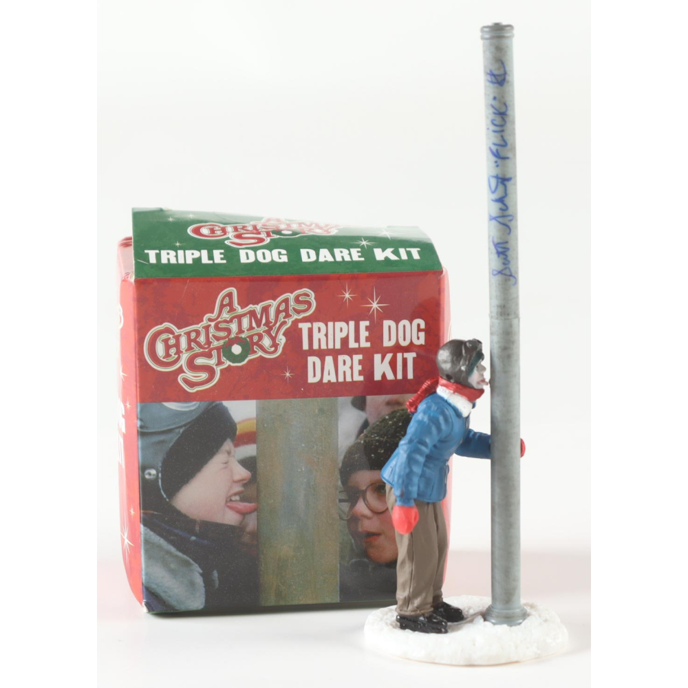 Scott Schwartz Signed "A Christmas Story" Triple Dog Dare Figure Kit ...